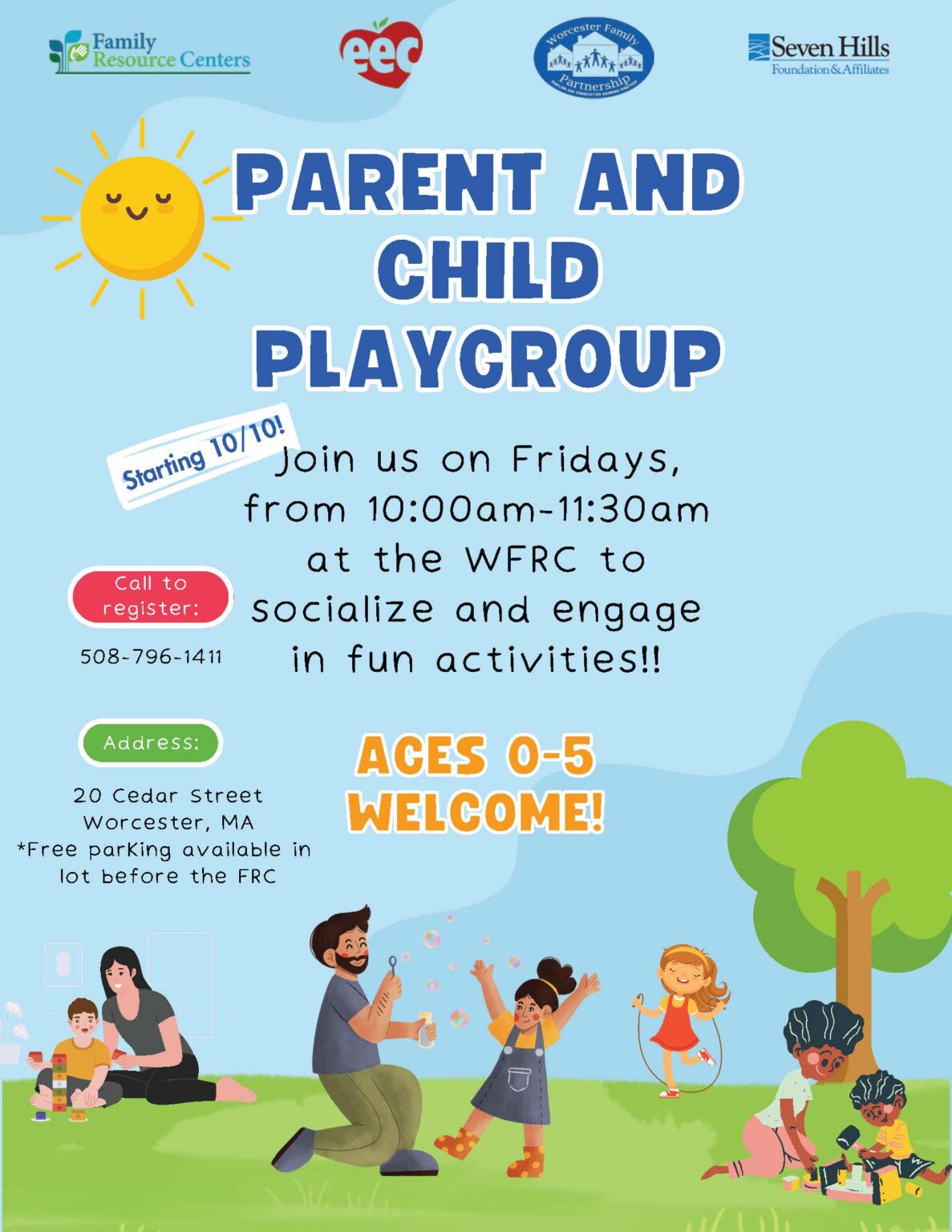 Join the Parent & Child Playgroup at the Worcester FRC – Family ...